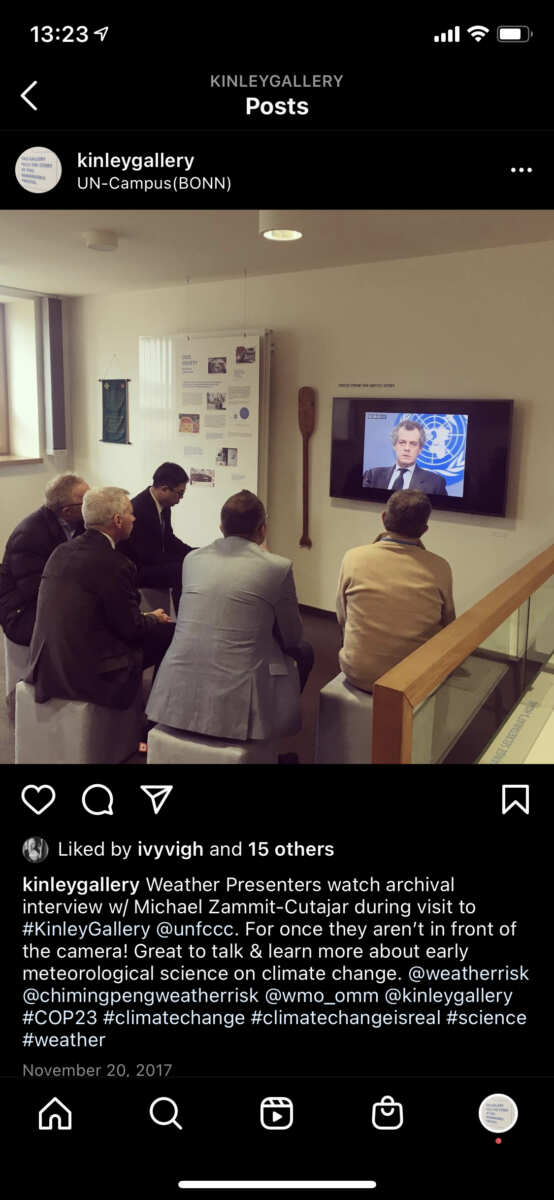 Richard Kinley Gallery: The UNFCCC Story - Jessica Bushey